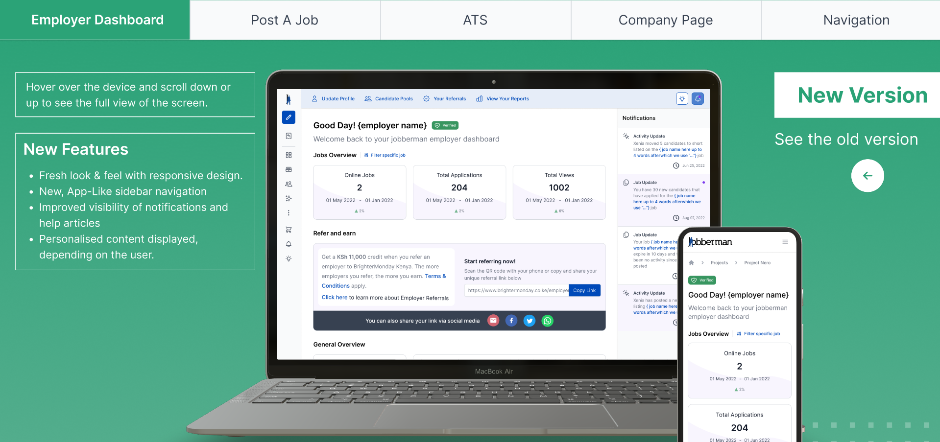 Elevate Hiring: Introducing Our Revamped Employer Dashboard! - Jobberman Ghana